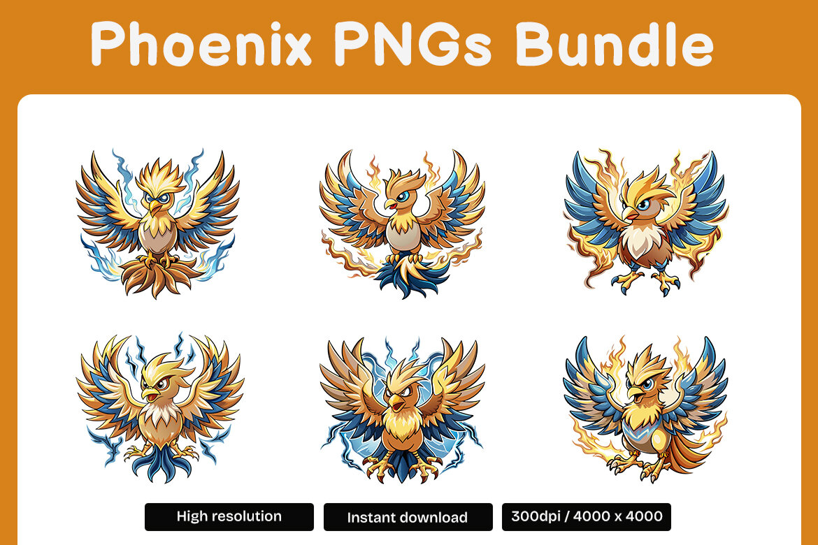 Phoenix PNGs Bundle | Deeezy