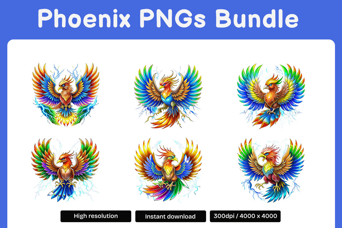 Phoenix PNGs Bundle | Deeezy