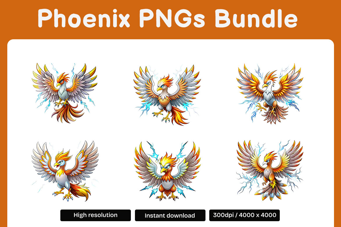 Phoenix PNGs Bundle | Deeezy