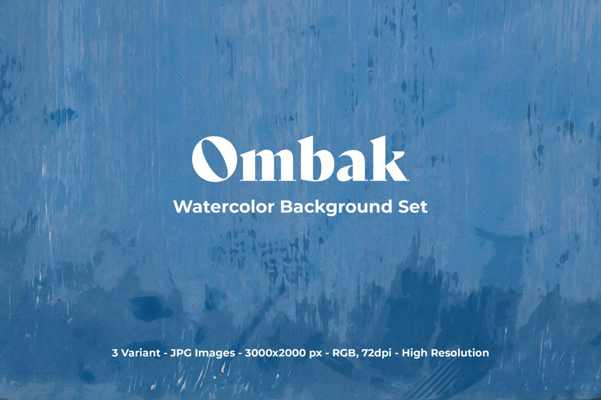 Ombak Watercolor Background | Deeezy