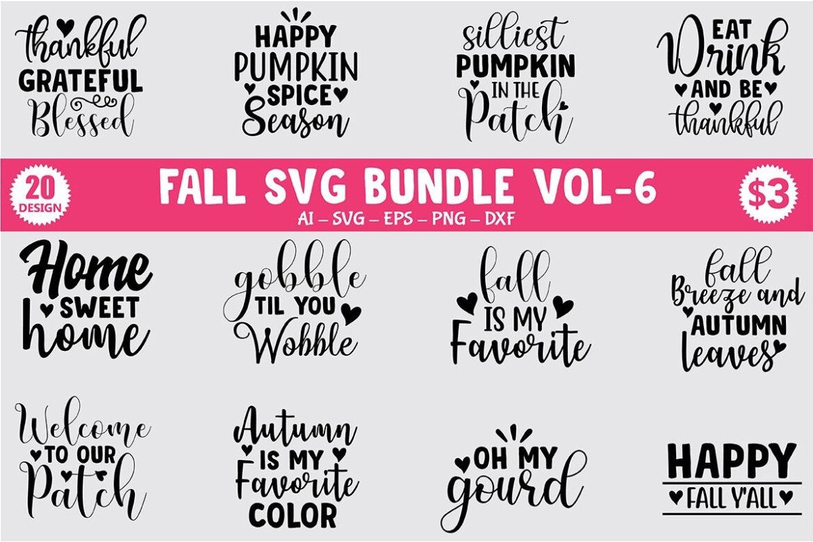 Fall SVG Bundle | Deeezy