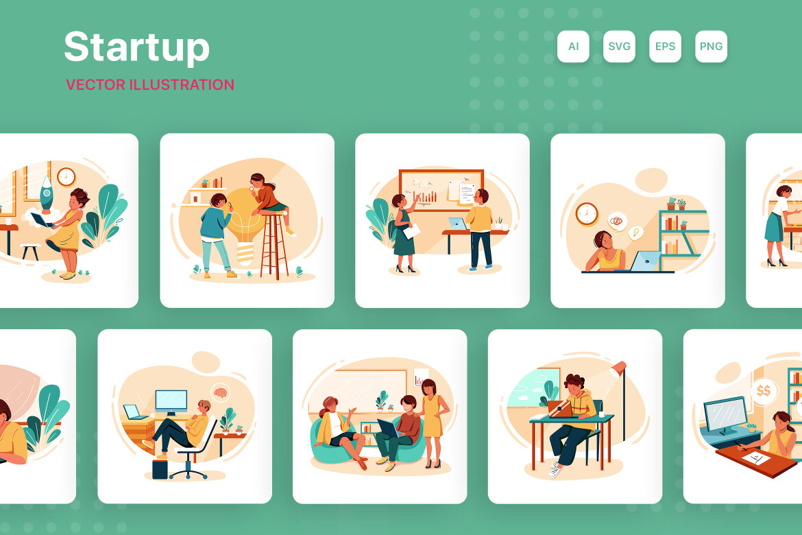 M167_Startup Illustrations | Deeezy
