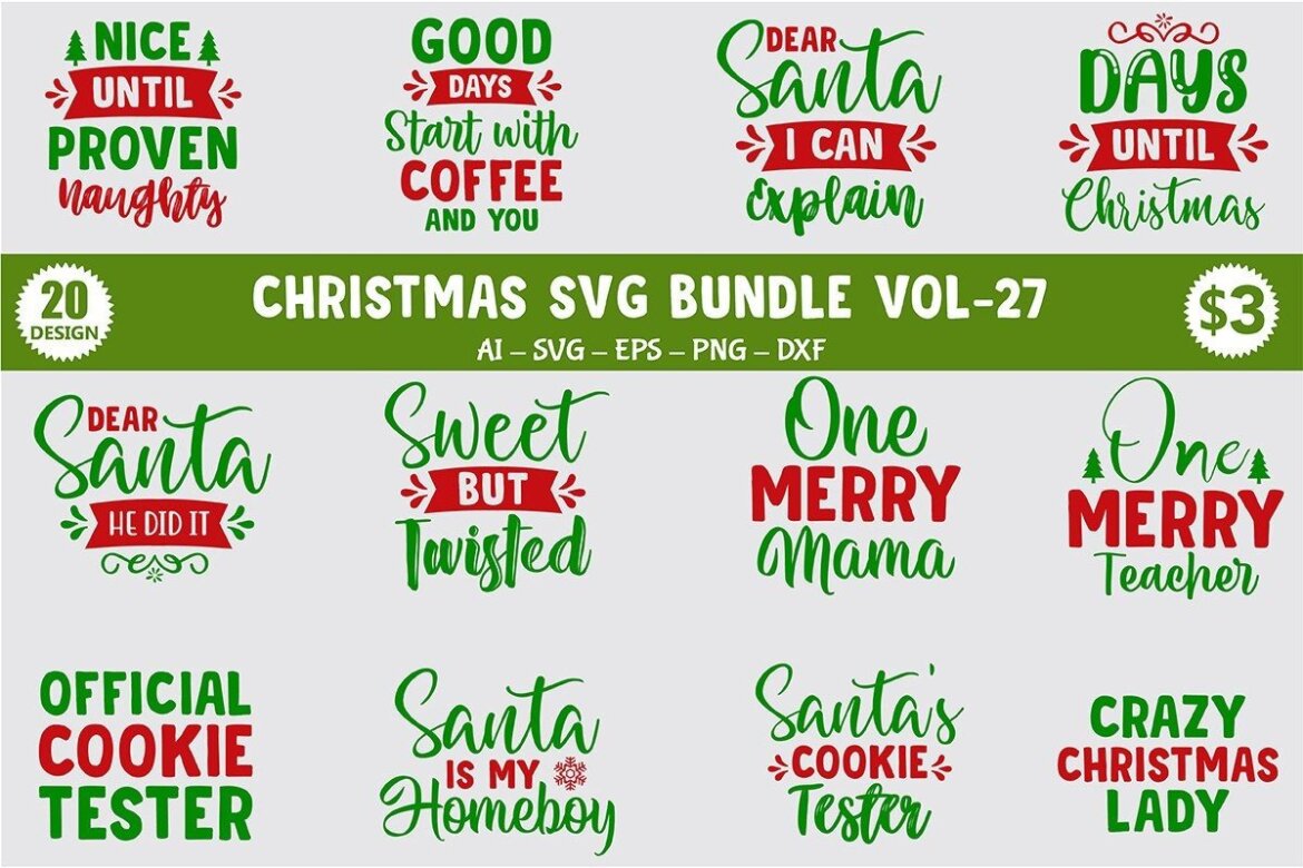 Christmas SVG Bundle | Deeezy