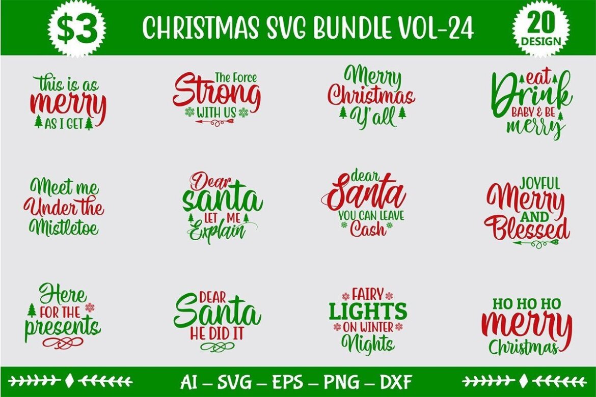 Christmas SVG Bundle | Deeezy