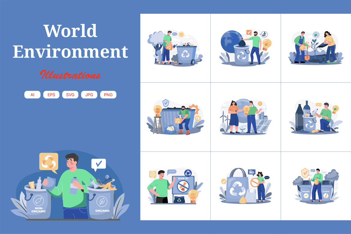 M599_World Environment Illustration Pack 2 | Deeezy