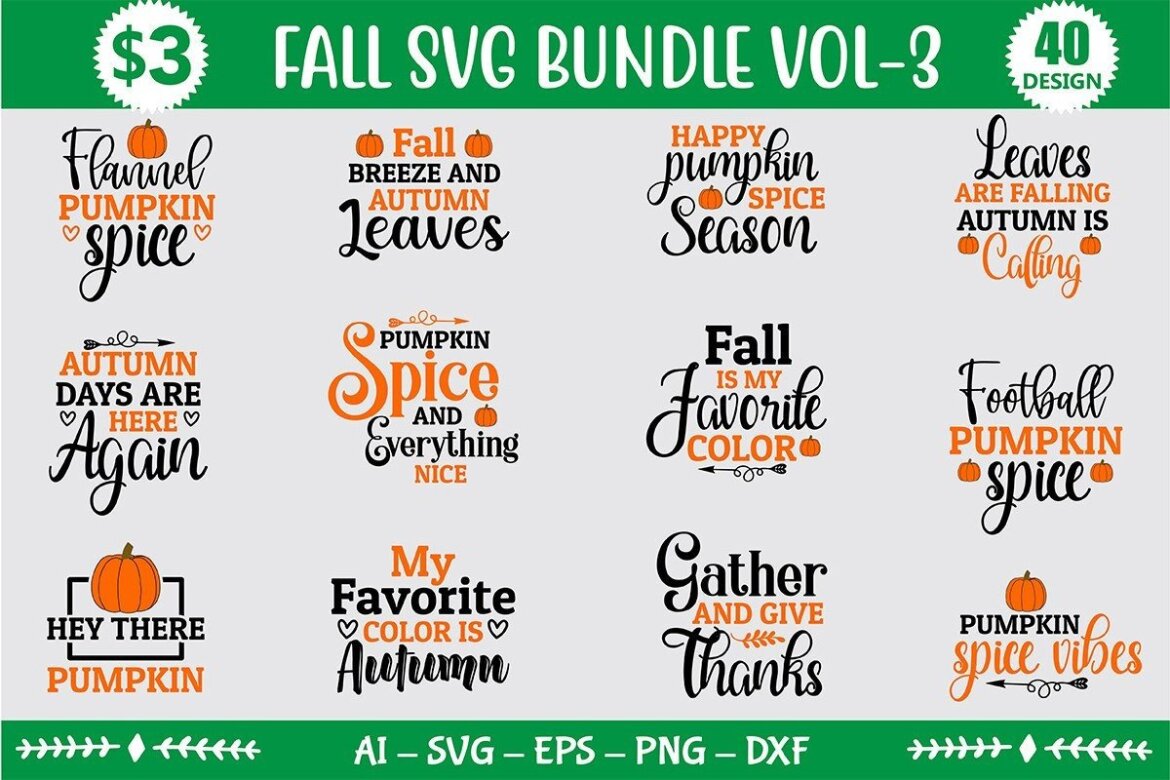 Fall SVG Bundle | Deeezy
