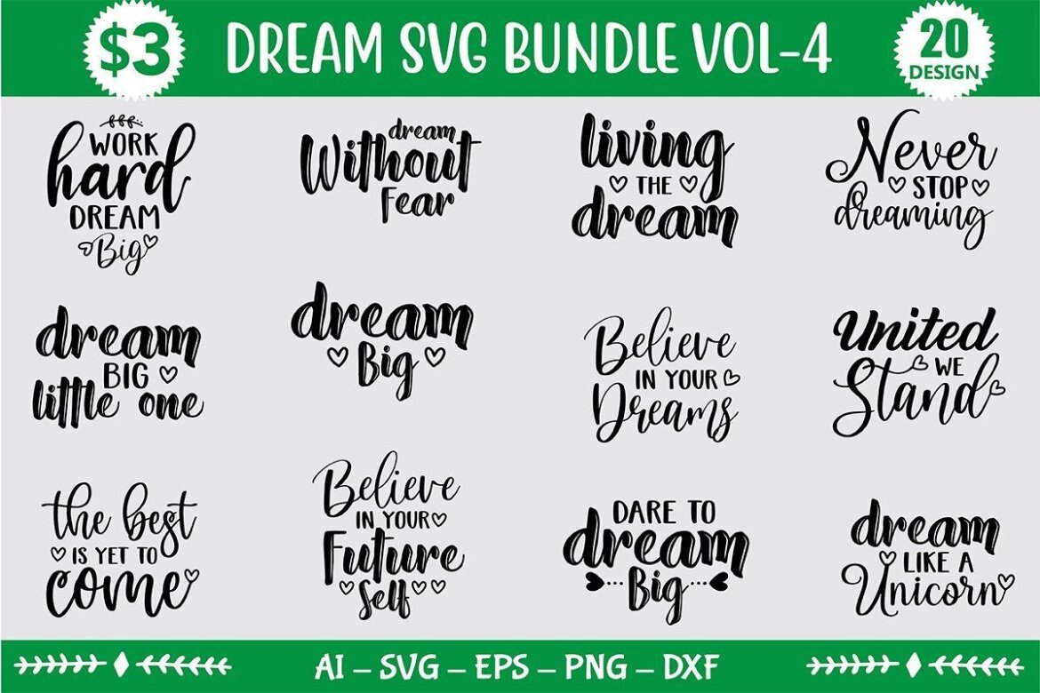 Dream SVG Bundle | Deeezy