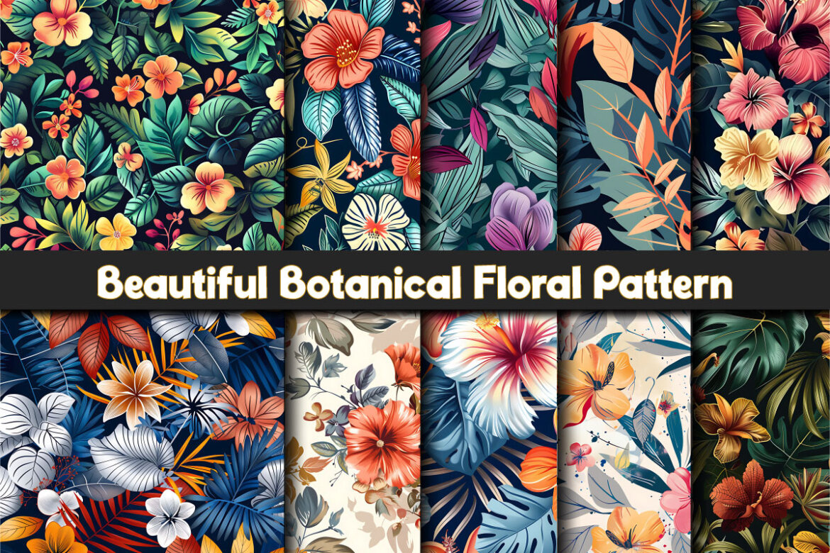 Beautiful Botanical Floral Pattern | Deeezy