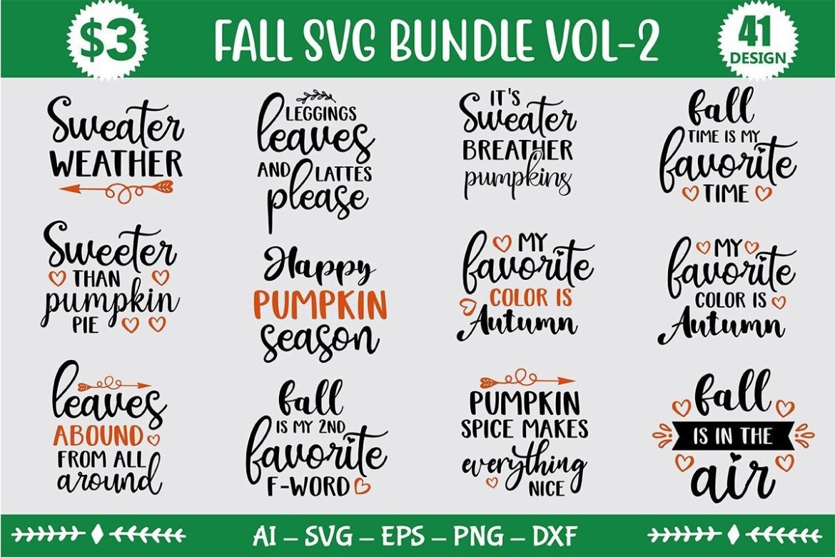 Fall SVG Bundle | Deeezy