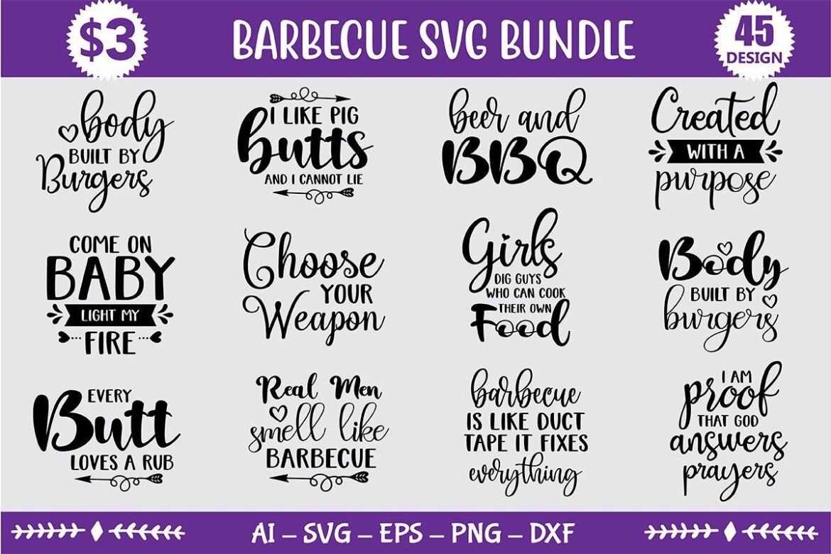 Barbecue SVG Bundle | Deeezy