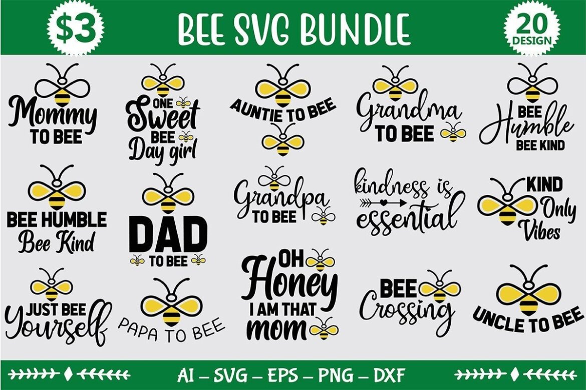Bee SVG Bundle | Deeezy