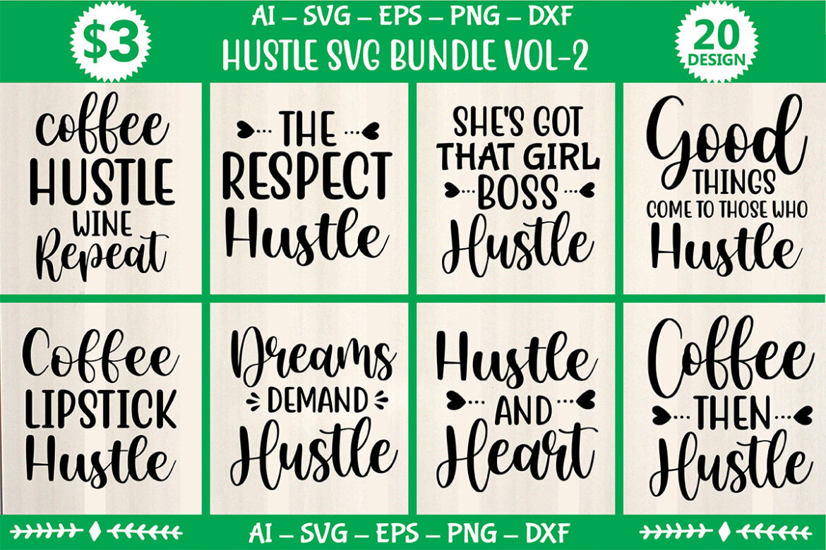 Hustle SVG Bundle | Deeezy