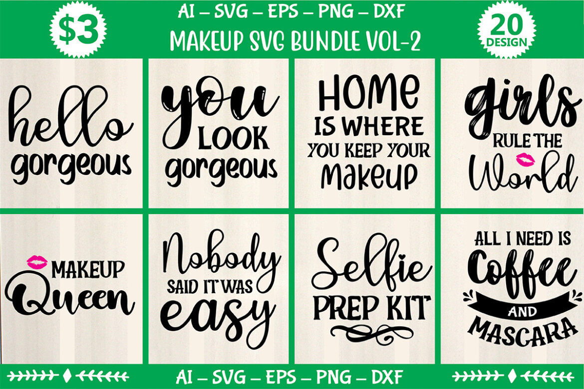 Makeup SVG Bundle | Deeezy