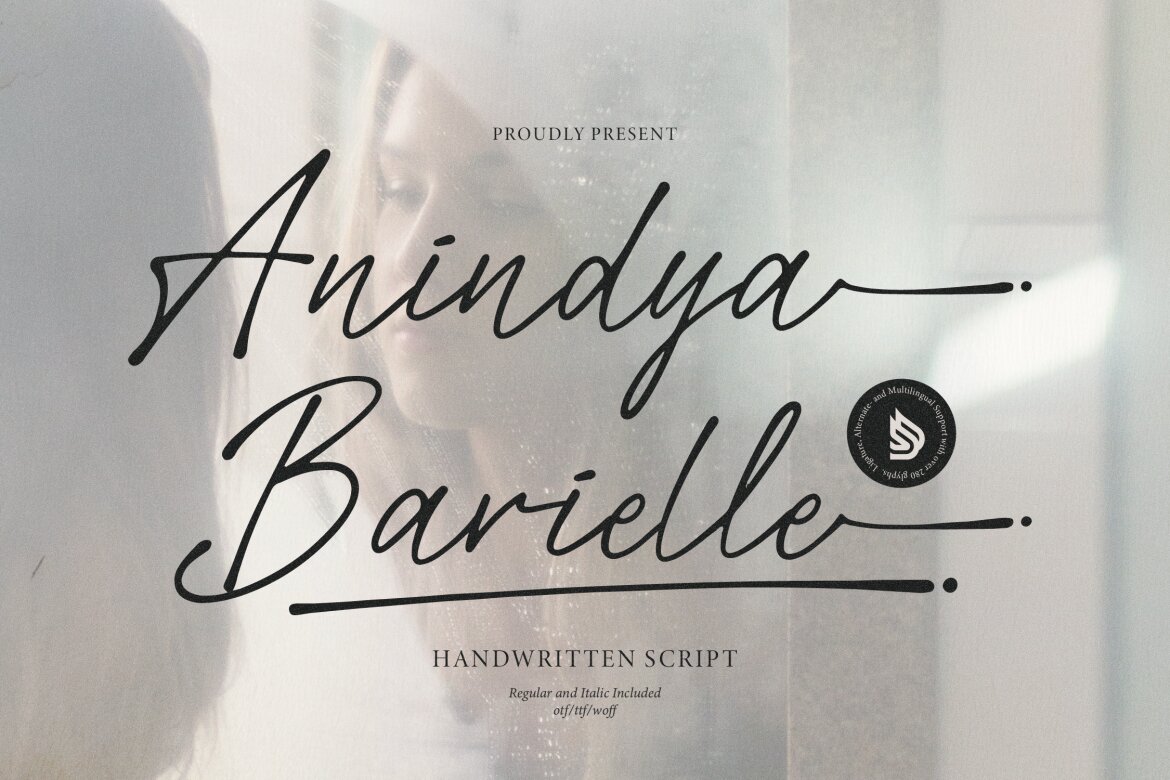 Anindya Barielle | Handwritten Script | Deeezy