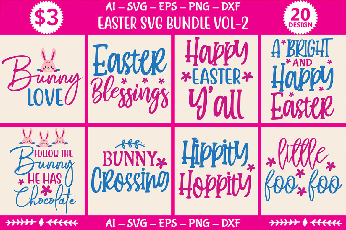 Easter SVG Bundle | Deeezy