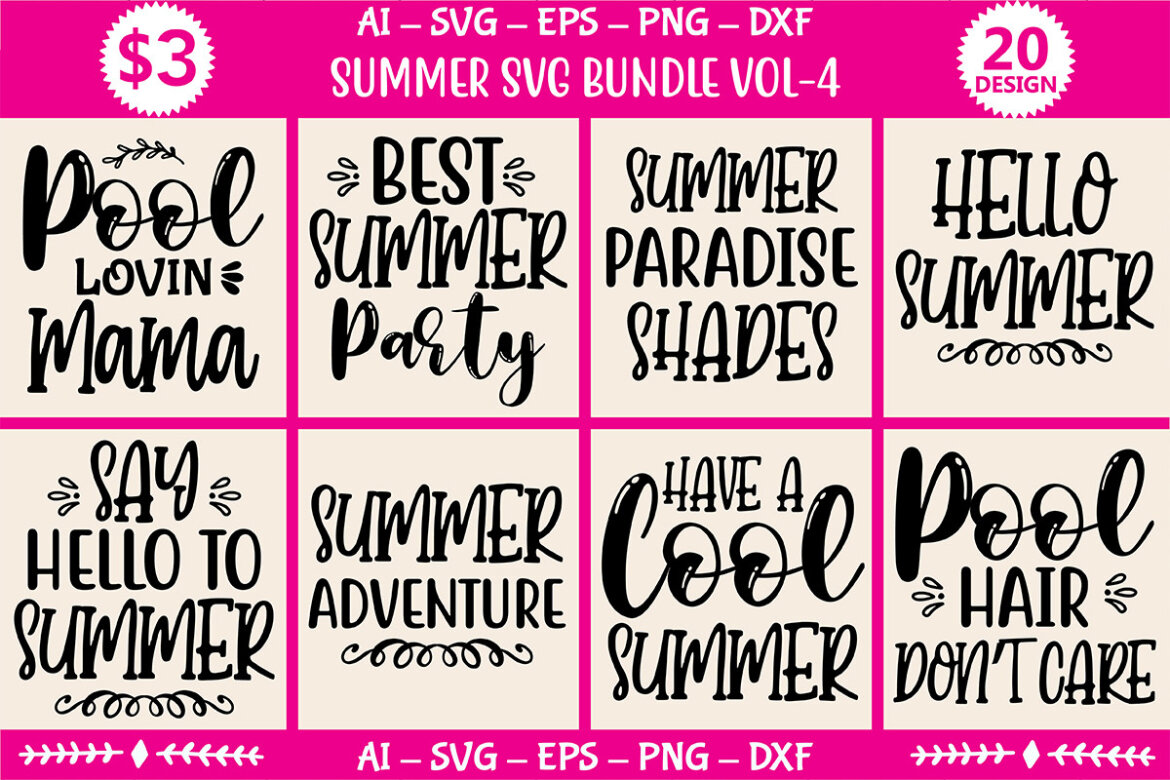 Summer SVG Bundle | Deeezy