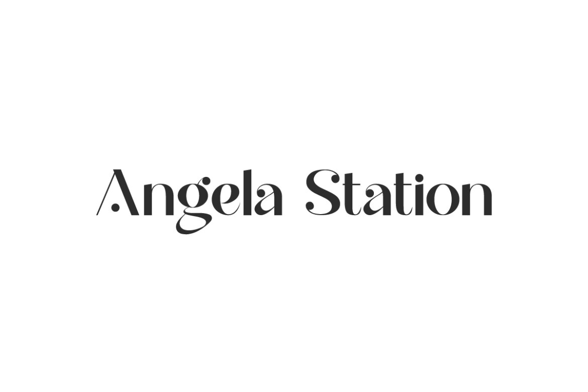 Angela Station Font | Deeezy
