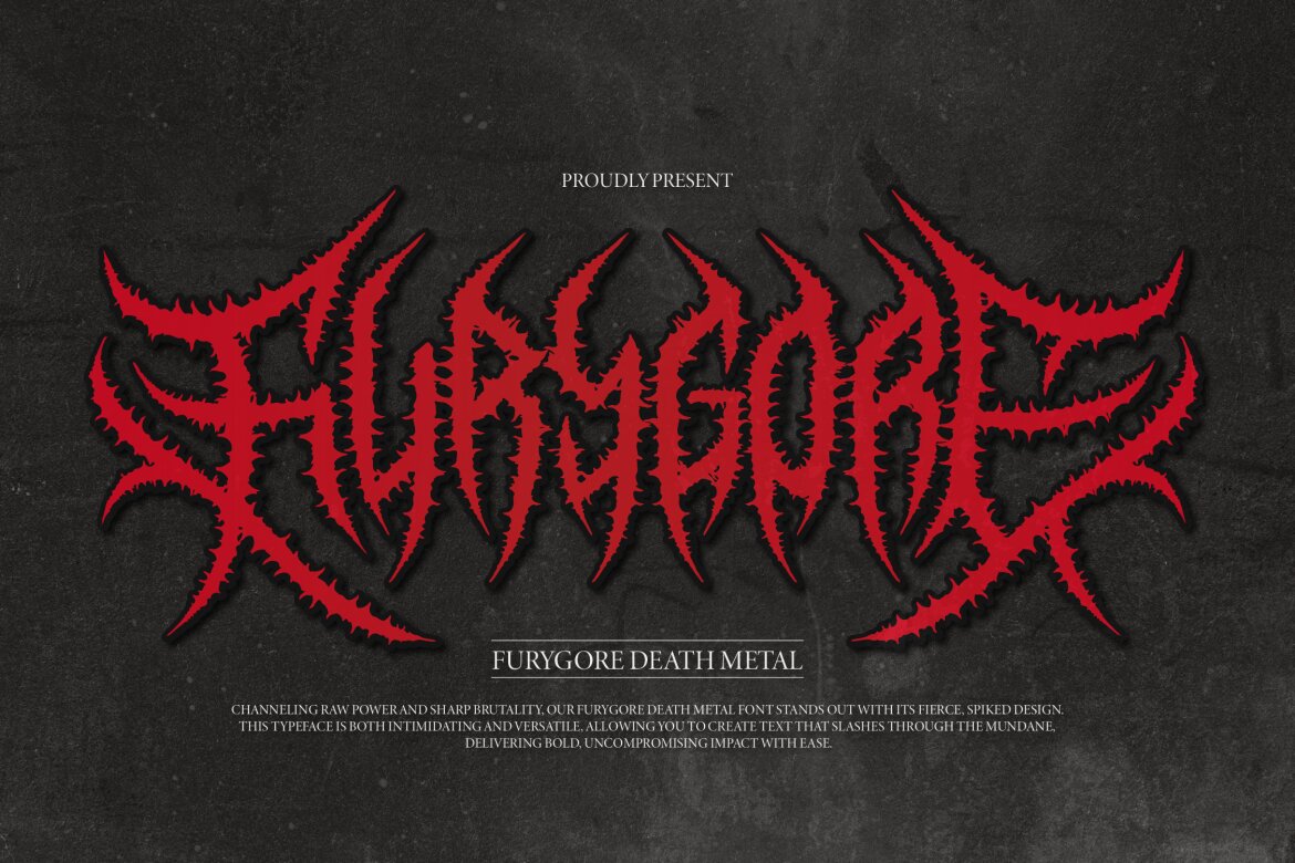 Furygore | Death Metal Font | Deeezy