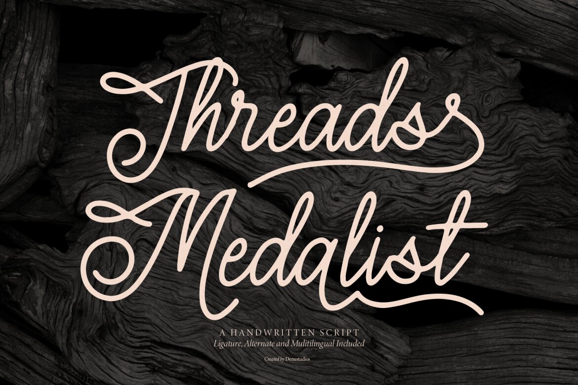Threads Medalist | Handwritten Script | Deeezy