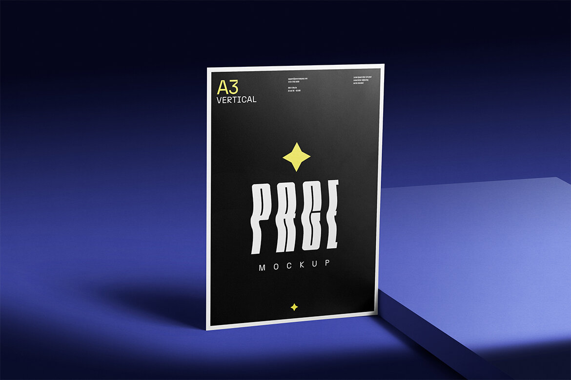 A3 Vertical Page Mockup 1 | Deeezy