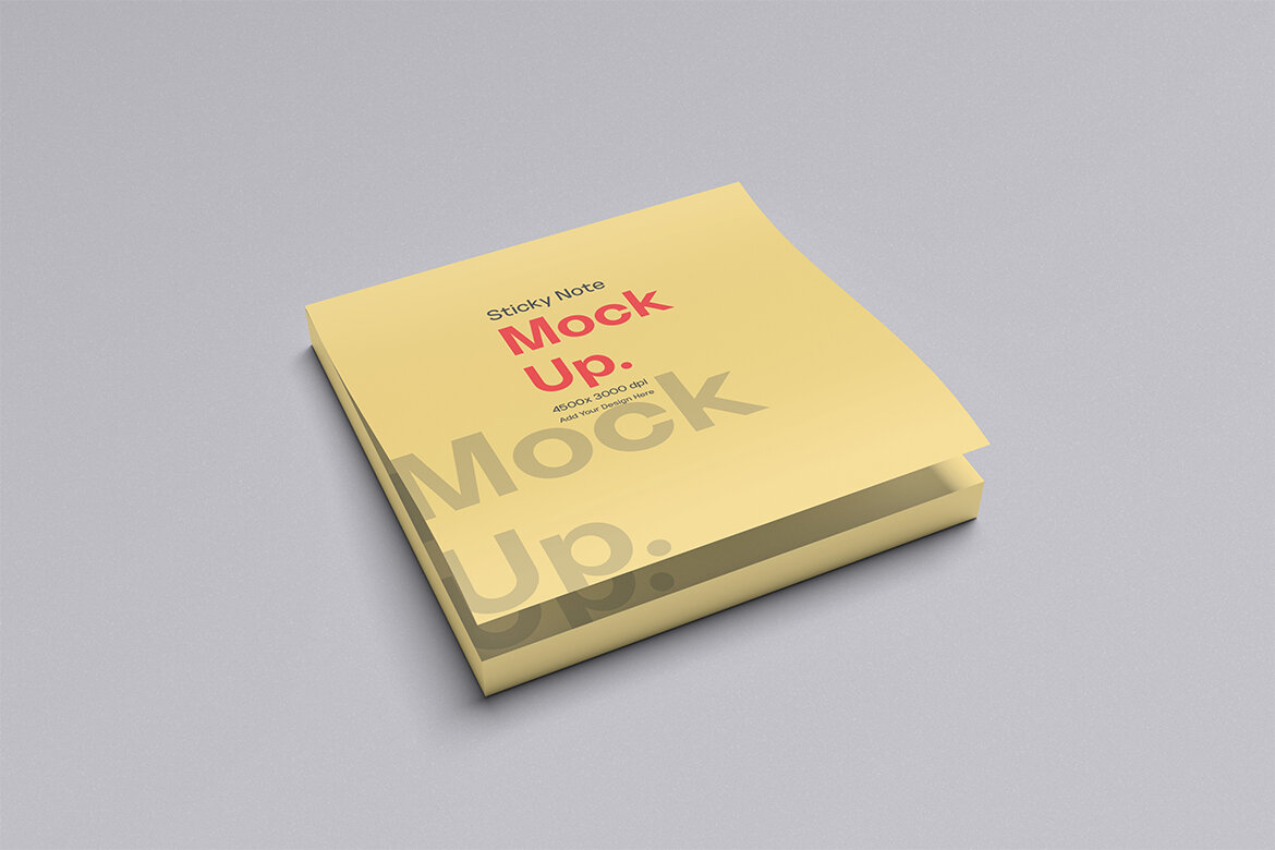 Sticky Note FREE Mockup 1 | Deeezy
