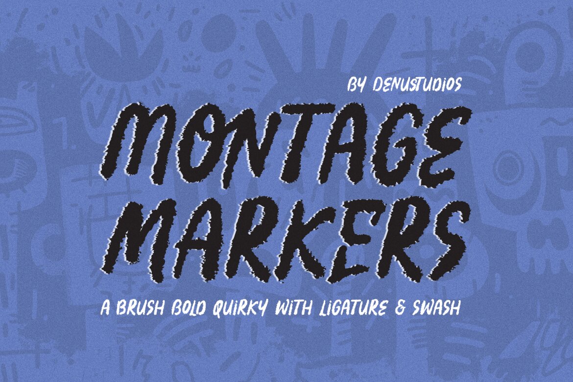 Montage Markers | Brush Bold Quirky | Deeezy