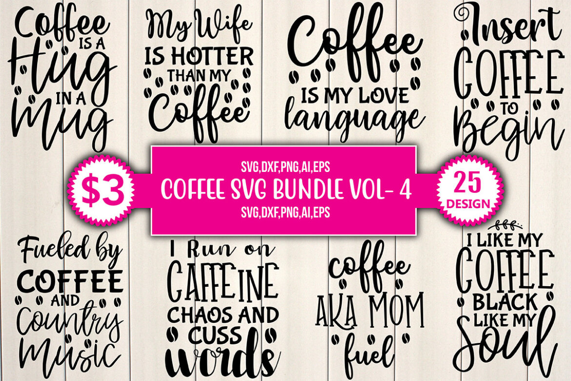 Coffee SVG Bundle | Deeezy