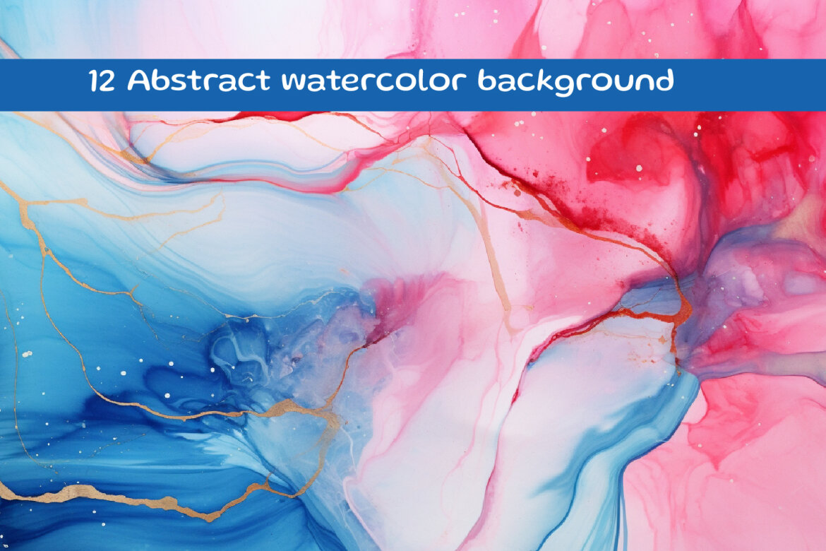 Pink Purple And Gold Marbling Abstract Background | Deeezy