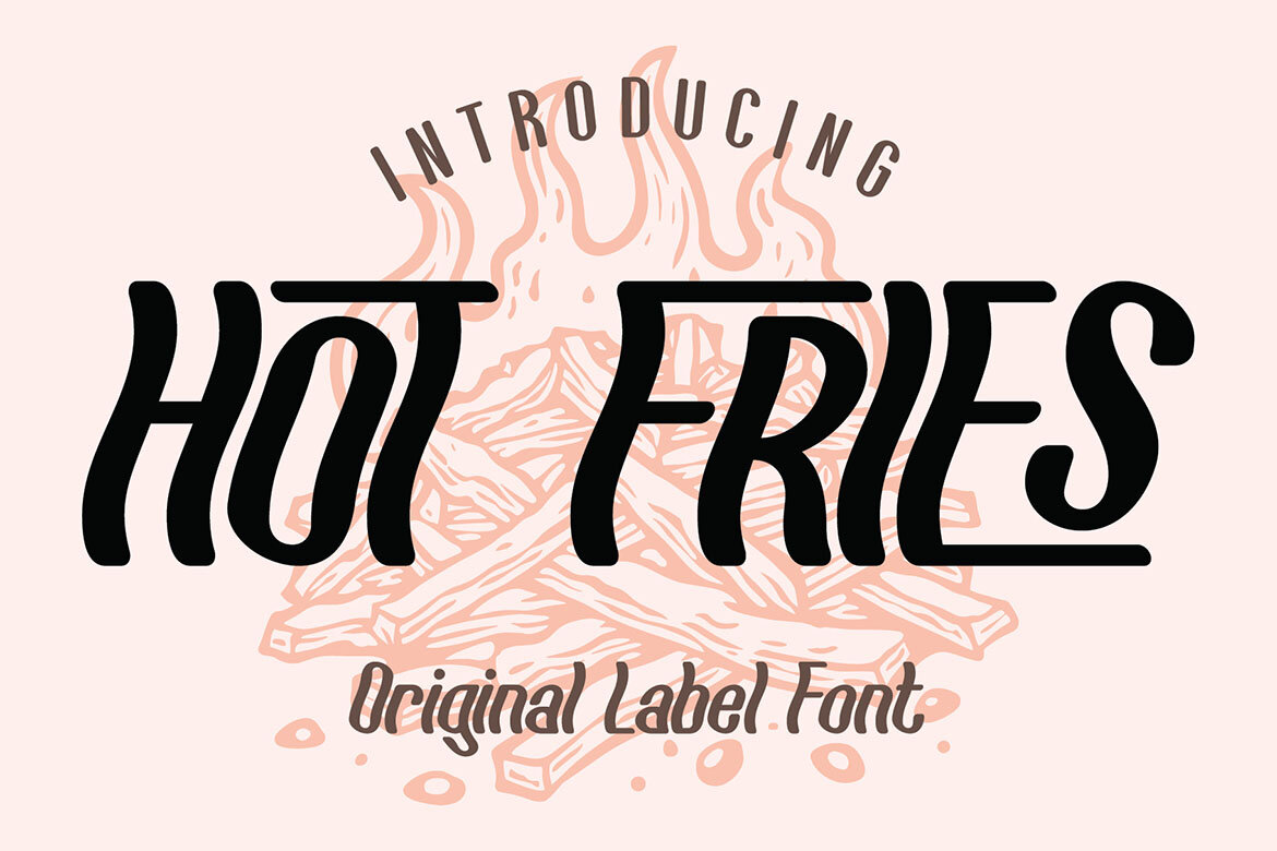Hot Fries Unique Label Font | Deeezy