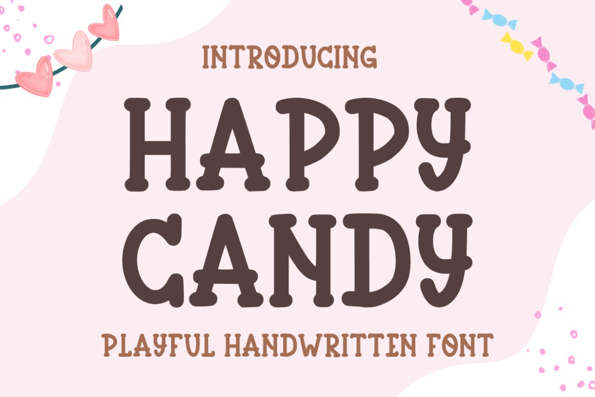 Happy Candy - Cute Slab Serif | Deeezy
