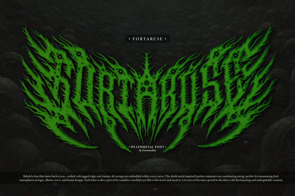 Fortaruse | Death Metal Font | Deeezy