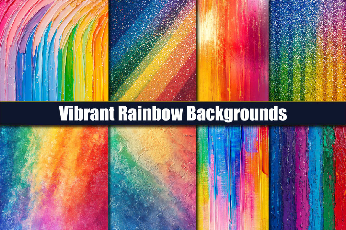 Vibrant Rainbow Backgrounds | Deeezy