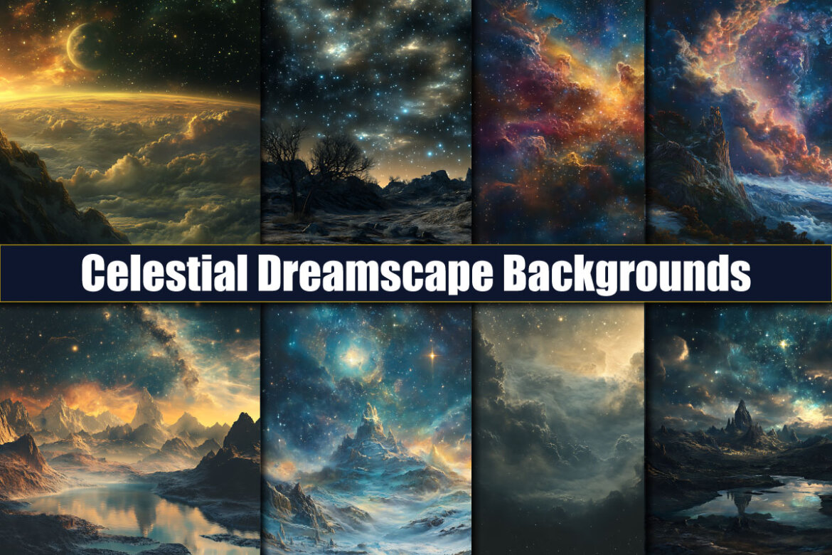 Celestial Dreamscape Backgrounds | Deeezy