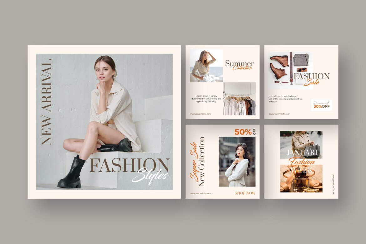 Fashion Style - Instagram Post Template | Deeezy