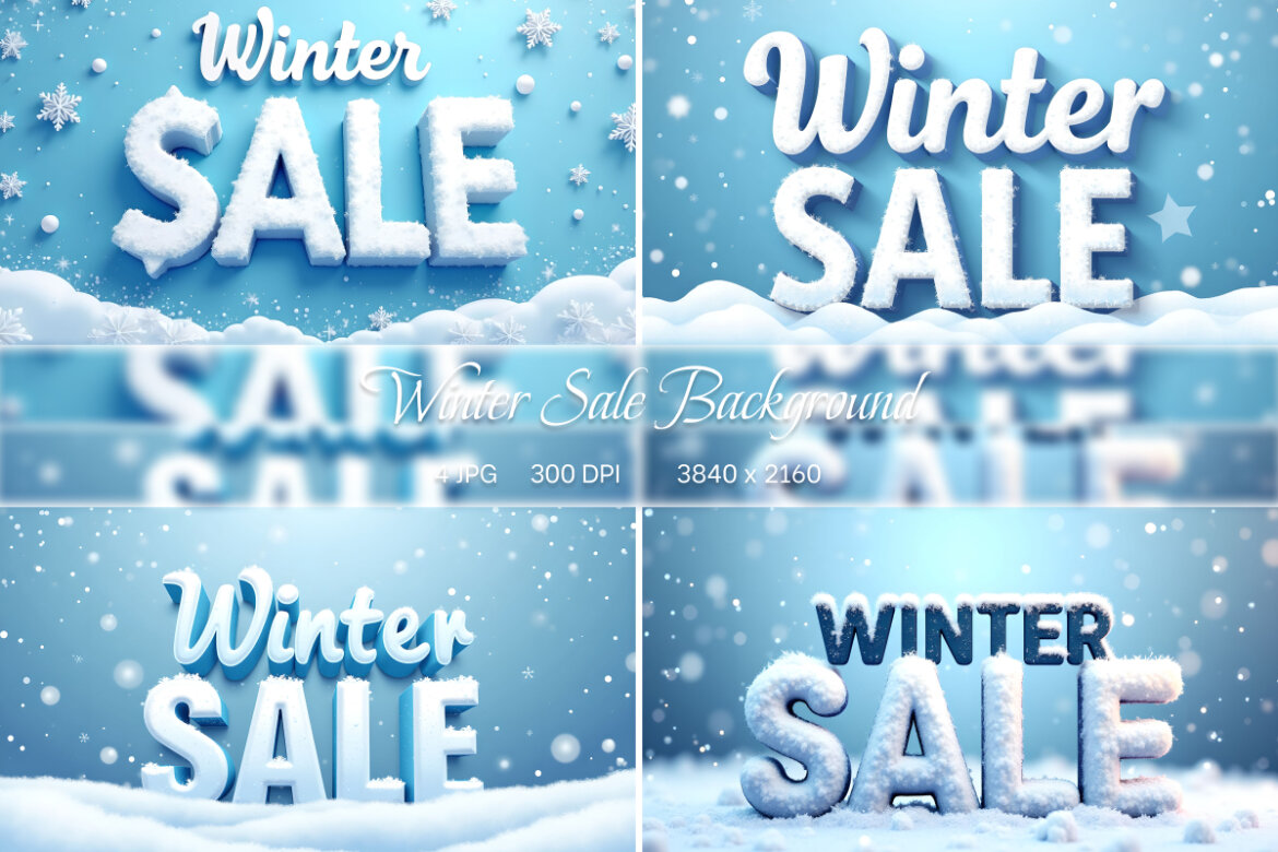 Winter Sale Background | Deeezy