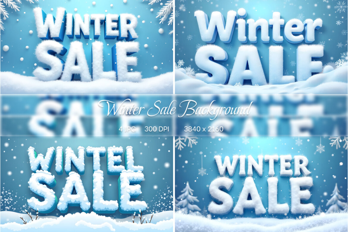 Winter Sale Background | Deeezy