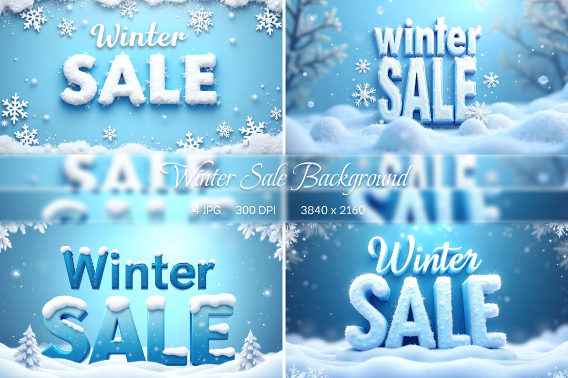 Winter Sale Background | Deeezy