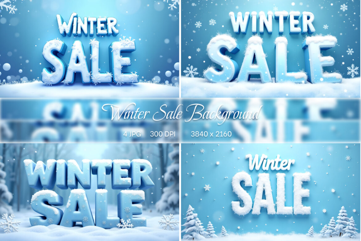 Winter Sale Background | Deeezy