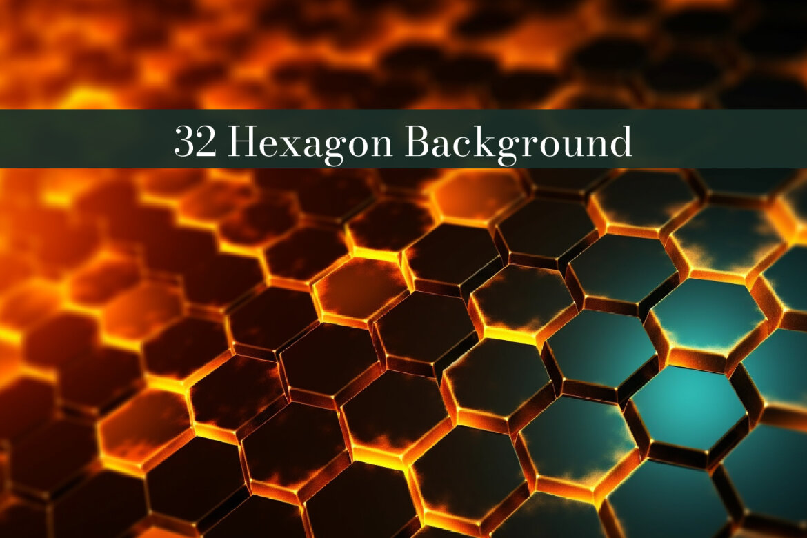 A hexagon background | Deeezy