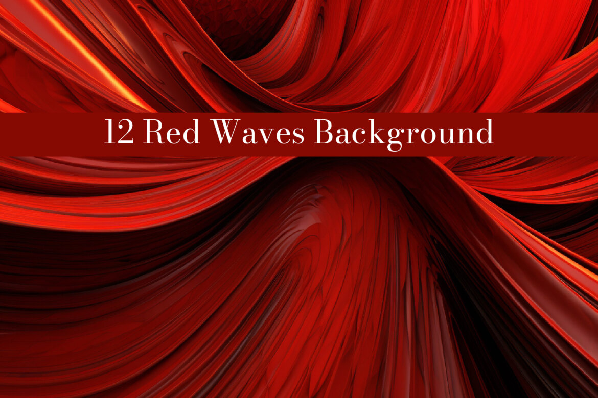 A red waves background | Deeezy