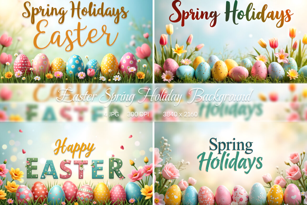 Easter Spring Holiday Background | Deeezy
