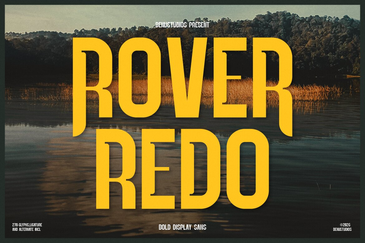 Rover Redo | Bold Display Sans | Deeezy