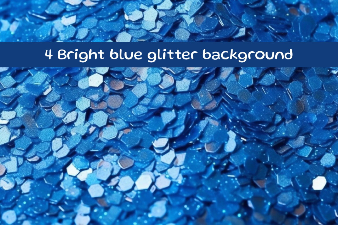 Bright blue glitter background | Deeezy