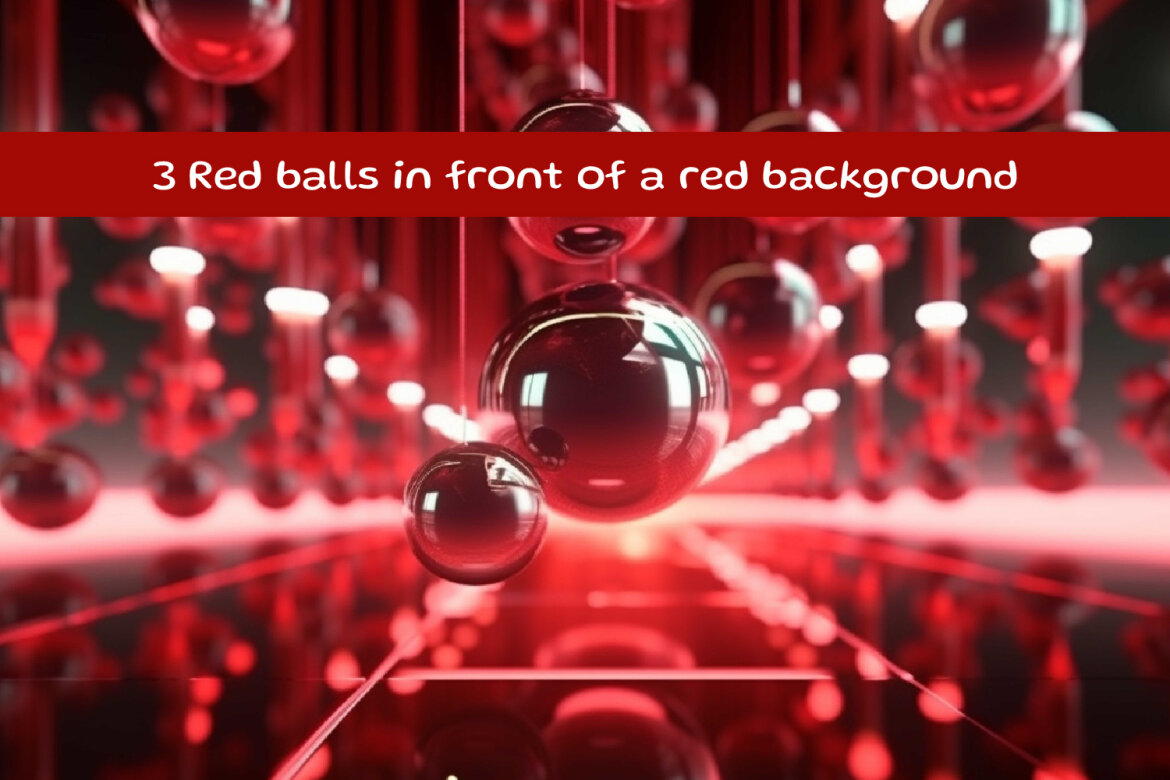 Red balls in front of red background | Deeezy