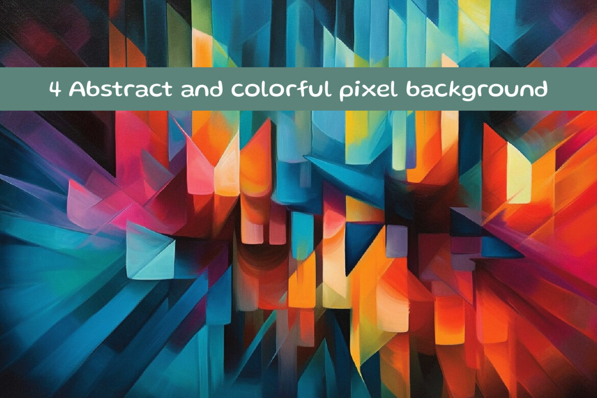 Abstract and colorful pixel background | Deeezy