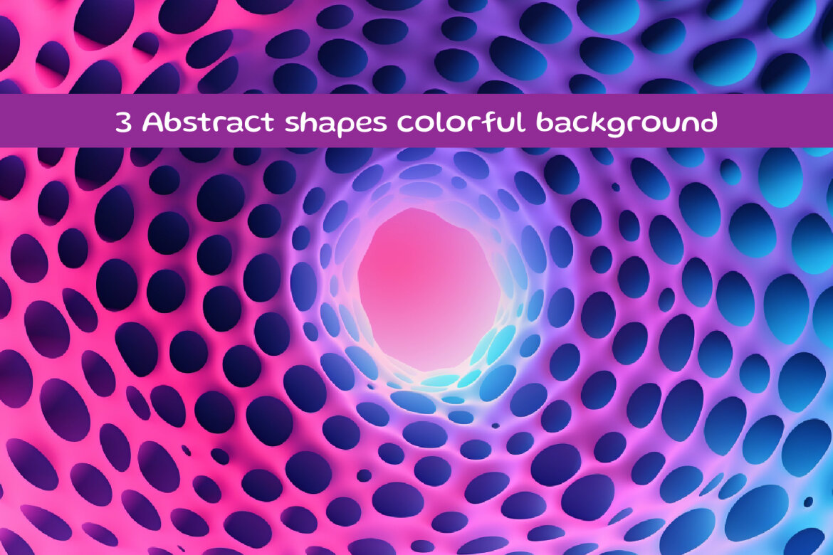 Abstract shapes colorful background | Deeezy