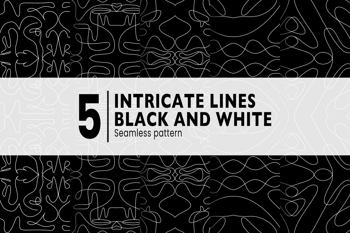 Intricate Lines Seamless Pattern | Deeezy