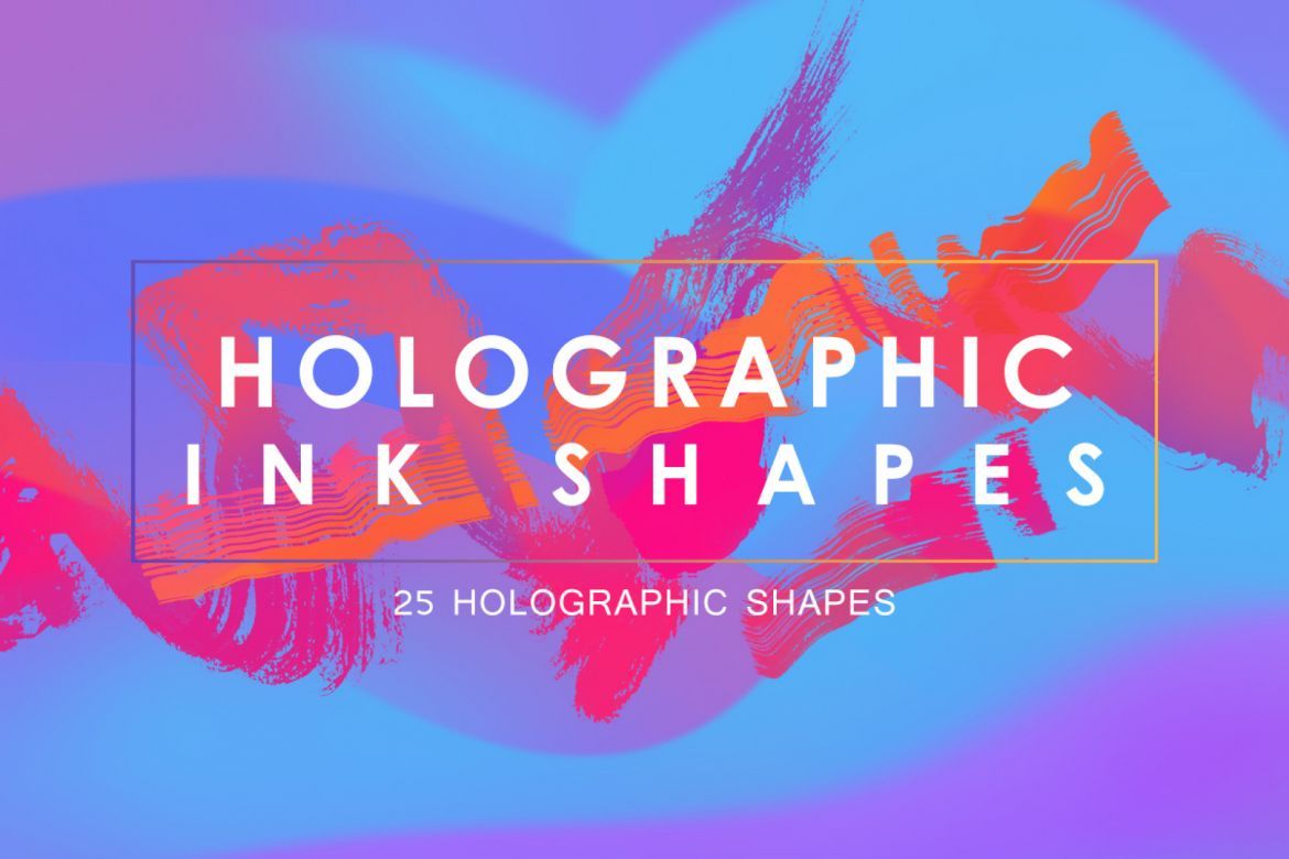 Holographic Ink Shapes | Deeezy