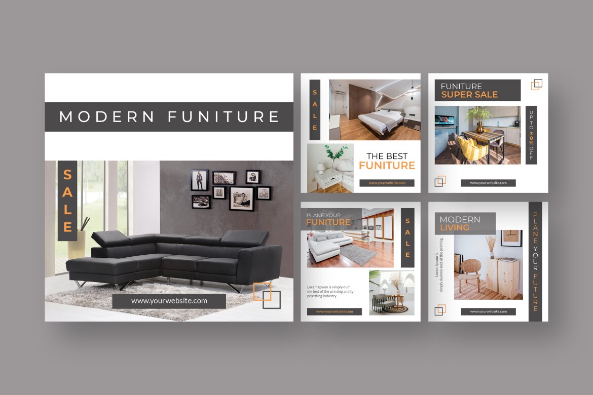 Modern Funiture - Instagram Post Template | Deeezy