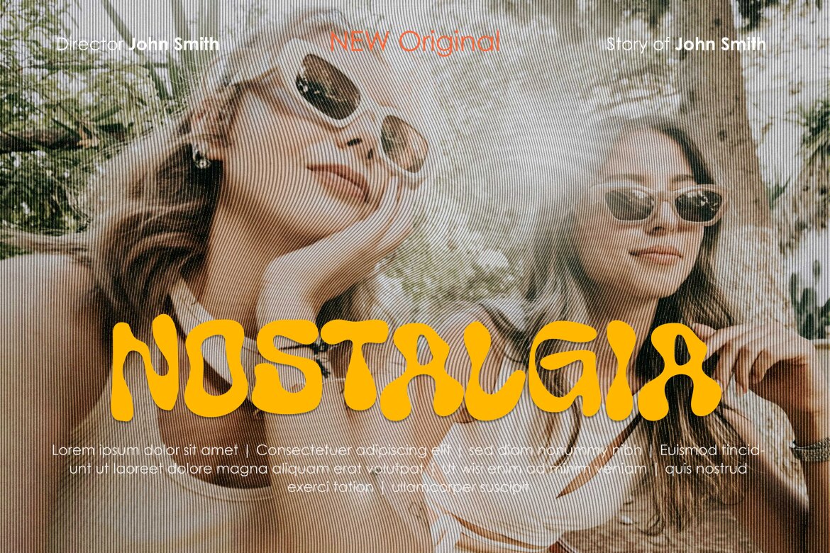 Halftone nostalgic effect template | Deeezy